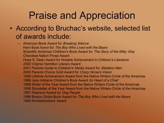 Joseph Bruchac Author Study | PPT