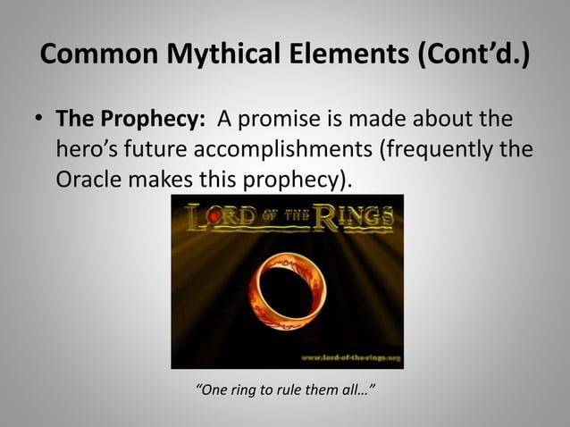 The Hero's Journey - Joseph Campbell's Monomyth | PPT