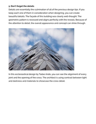 5 Design Tips to Design like an Architect | PDF