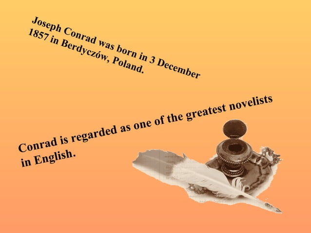Joseph Conrad g 130 | PPT