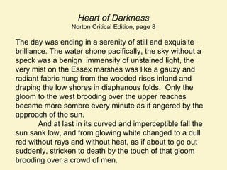 Joseph conrad’s heart of darkness (powerpoint) | PPT
