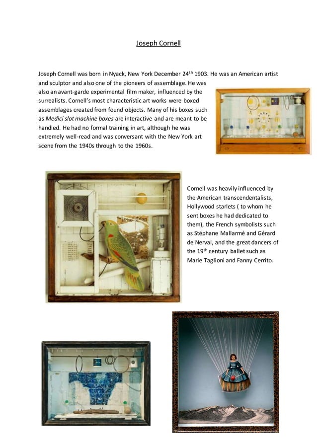Joseph cornell | PDF