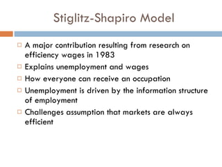 Joseph Eugene Stiglitz | PPT | Business | Business and Finance
