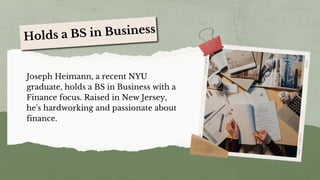 Joseph Heimann New Jersey - Strong Work Ethic | PDF