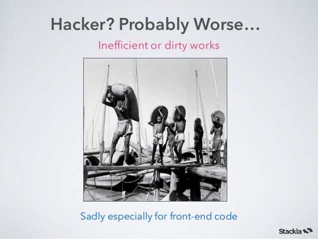 From Hacker To Programmer W Webpack Babel And React