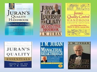 Joseph juran contribution to tqm | PPTX