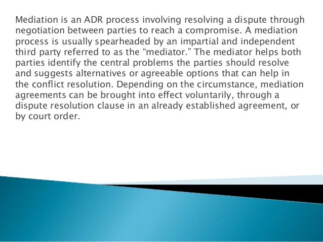 An Overview of Arbitration and Mediation | PPTX