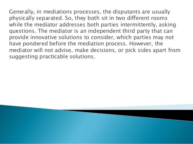 An Overview of Arbitration and Mediation | PPTX