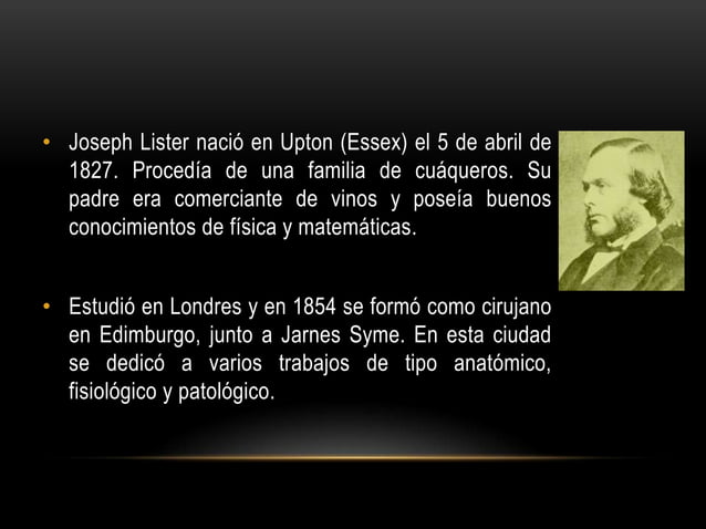 Joseph Lister | PPT