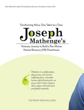 Joseph Mathenge - Most Influential Leaders Driving Human Resource ...