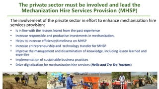 Joseph mpangalile sam hire service provision practices in ssa private ...