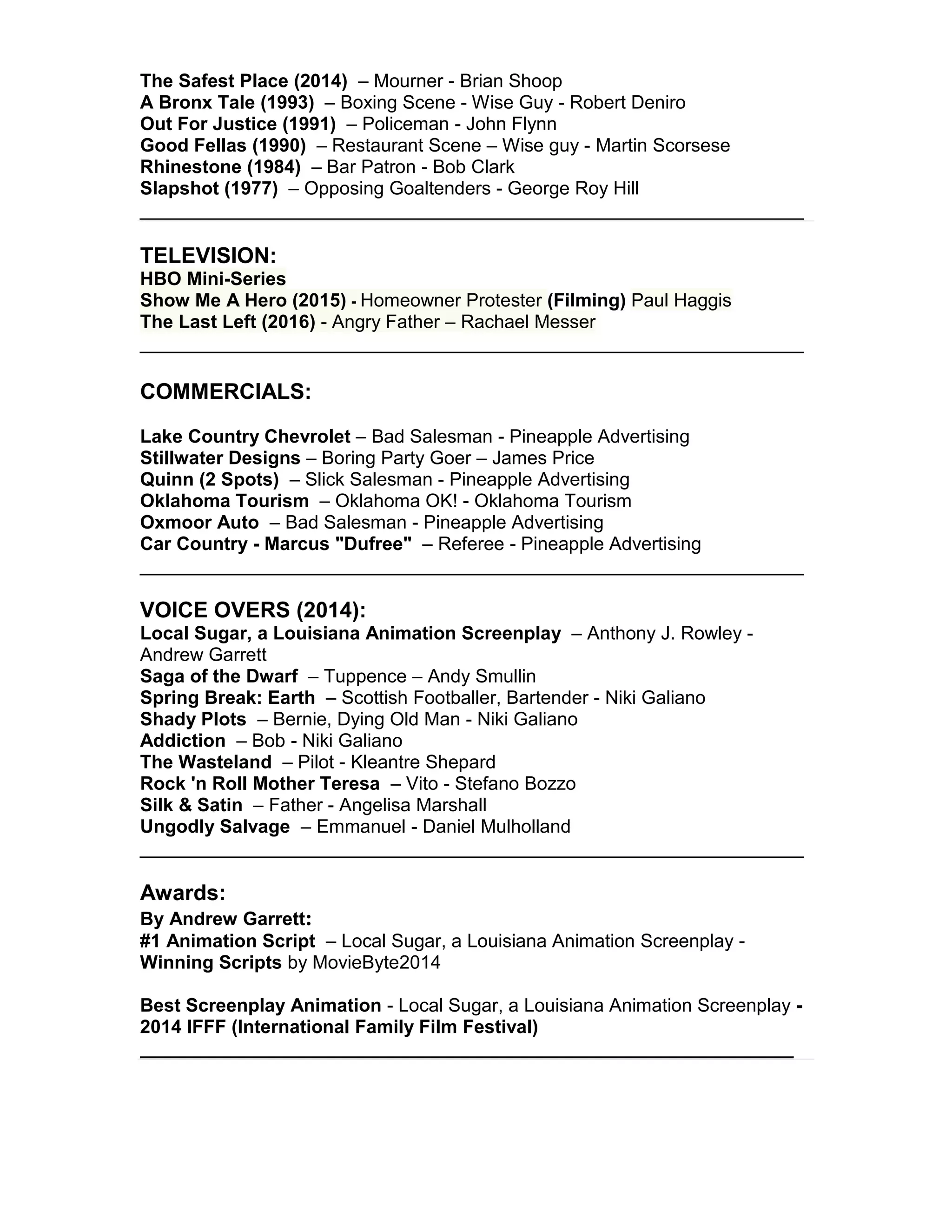 Joseph nappo 3 pic resume | PDF