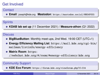 SFScon 21 - Joseph P. De Veaugh-Geiss - Sustainable Software & Blauer ...