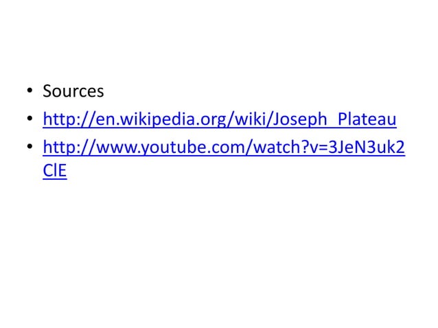 Joseph plateau jack and sam | PPT