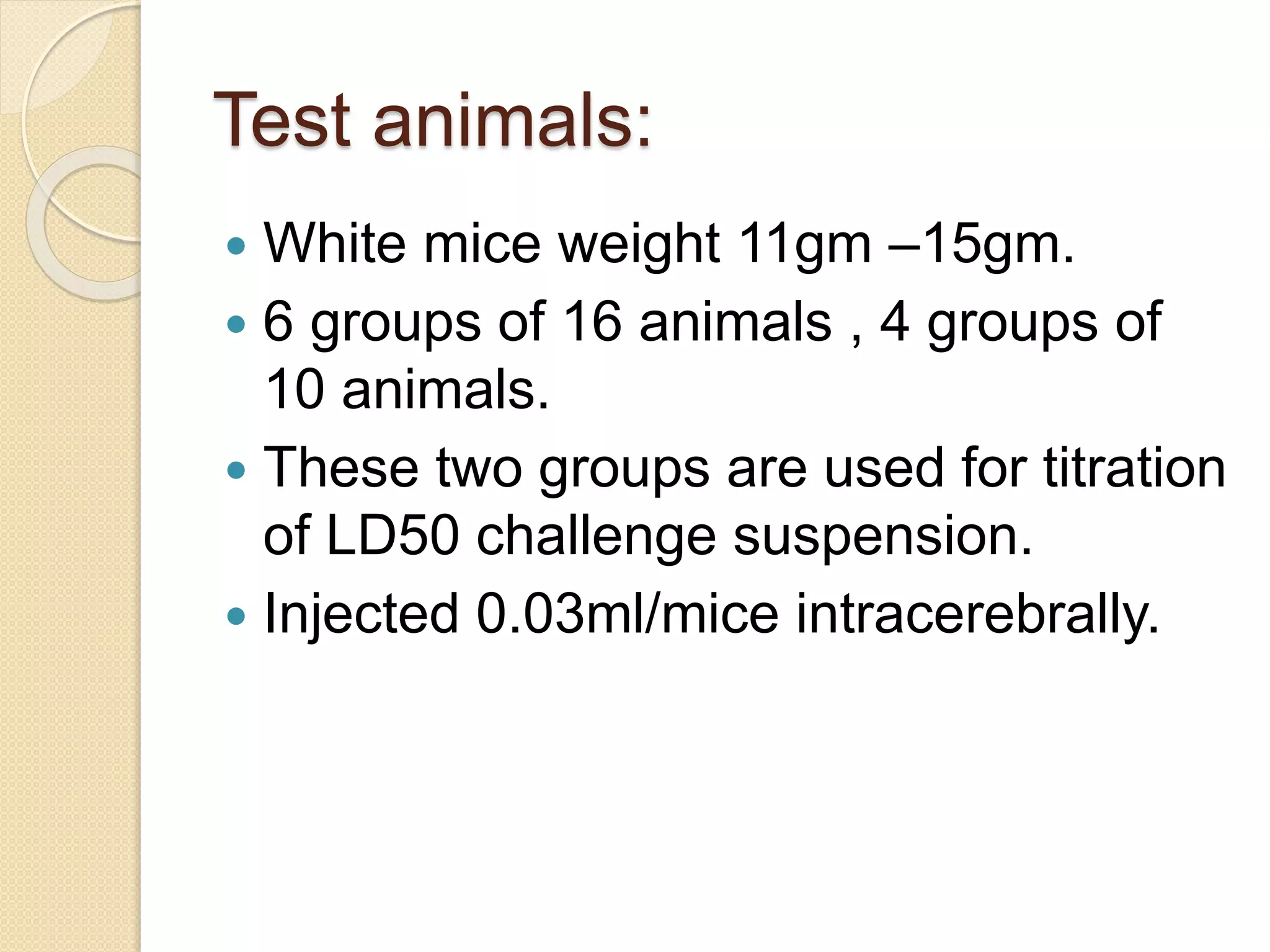 rabies vaccine and tetanus anti serum FOR PHARM ANALYSIS | PPT