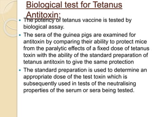 rabies vaccine and tetanus anti serum FOR PHARM ANALYSIS | PPT
