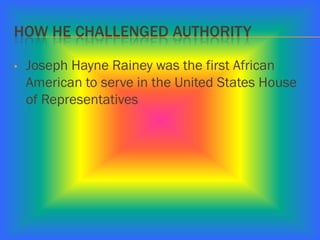 Joseph rainey | PPTX