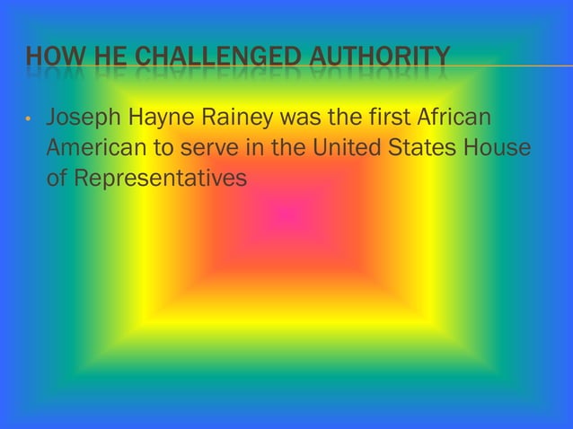 Joseph rainey | PPT