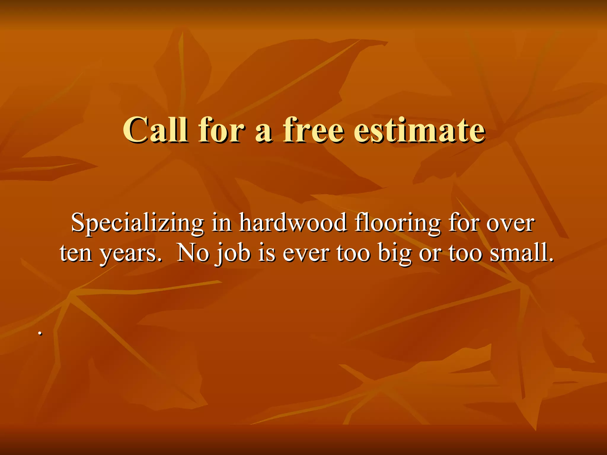 Joseph Slane Flooring | PPT