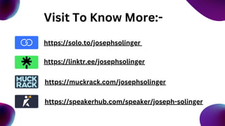 Joseph Solinger - An Excellent Communicator | PDF | Death, Injury, or ...