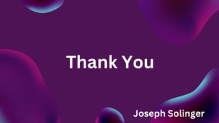 Joseph Solinger - An Excellent Communicator | PDF | Death, Injury, or ...