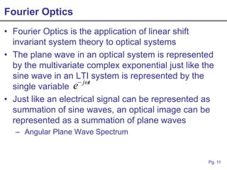 An Intuitive Approach to Fourier Optics | PDF