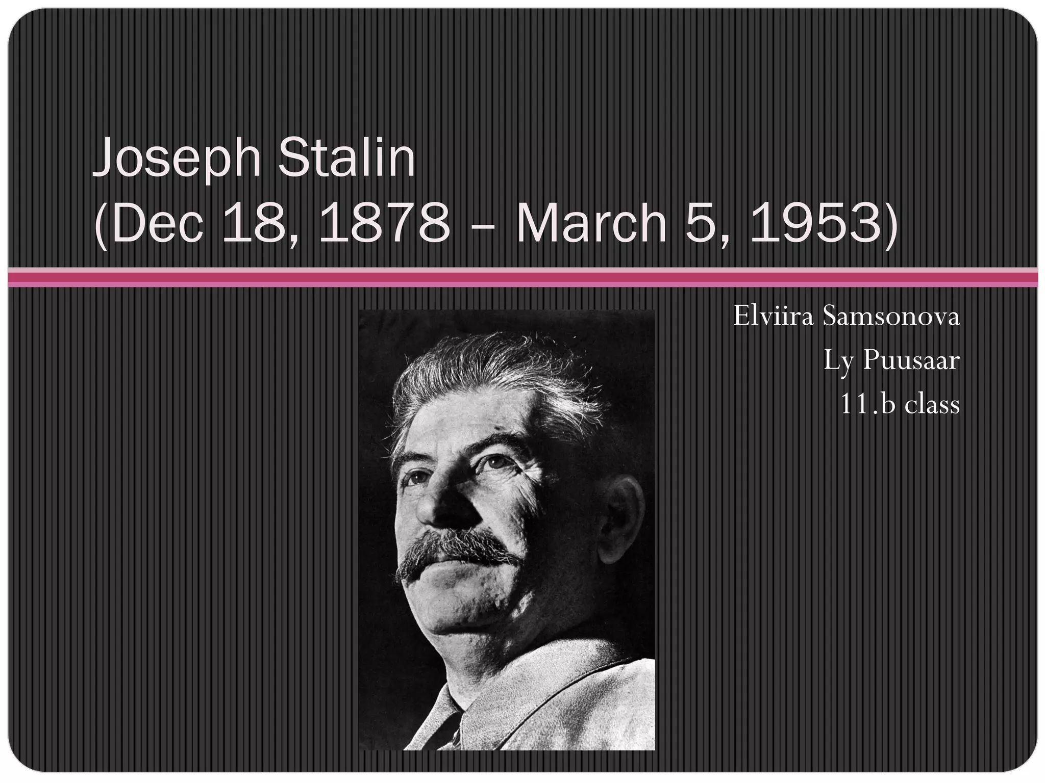 Joseph Stalin | PPT