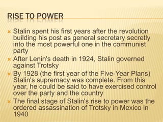 Joseph stalin 20th century dictator | PPT