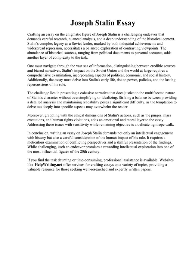 Joseph Stalin Essay Stalins 5 Year Plan Essays Stalins 5 year Plan