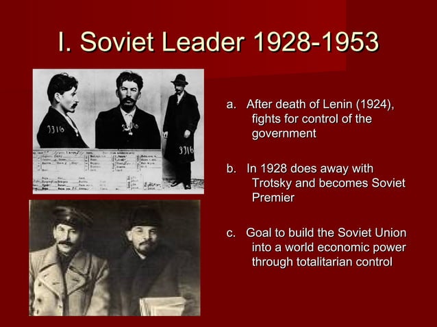 Joseph Stalin & the Soviet Union | PPT | Politics