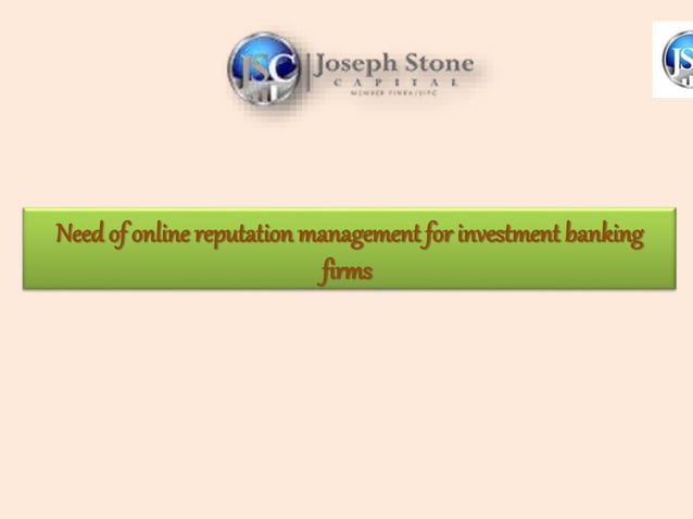 Joseph Stone Capital | PPT