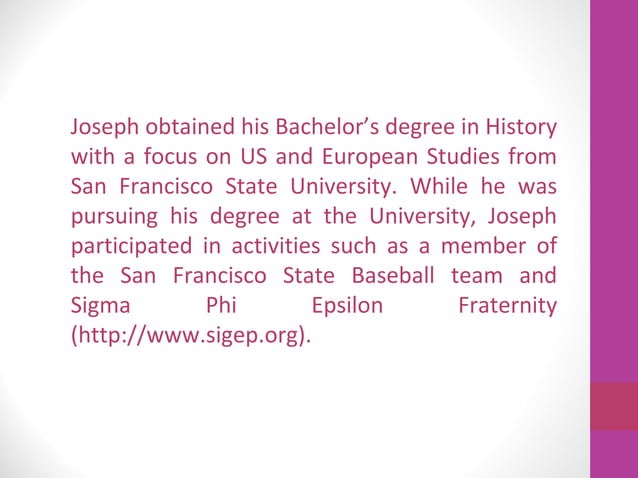 Joseph Szlamnik | PPT