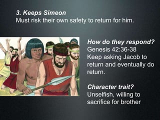Joseph tests brothers | PPTX