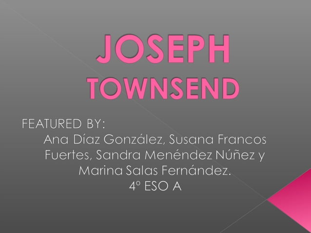 Joseph Townsend | PPT