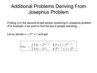 General Solution for Josephus Problem | PPTX