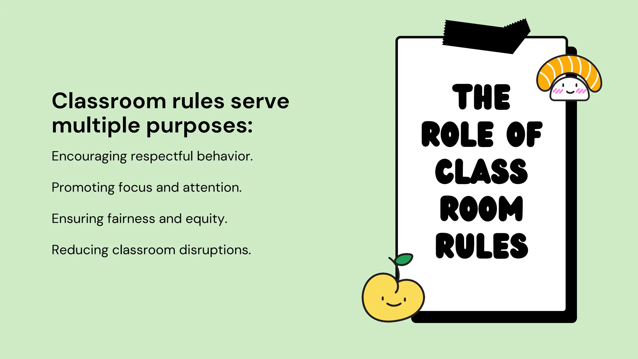Creating a Positive Learning Environment: The Role of Classroom Rules | PPT