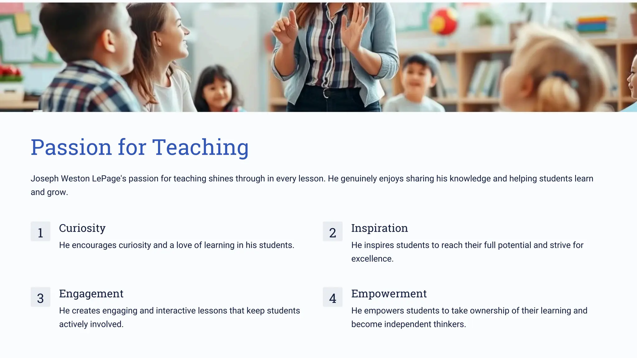 Building a Successful Teaching Career: Insights from Joseph Weston ...