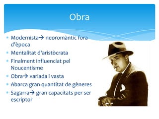 Josep maria de sagarra | PPT