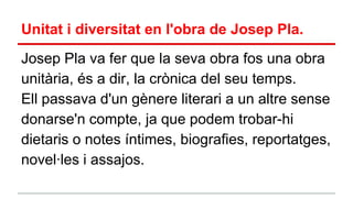 Josep pla | PPTX