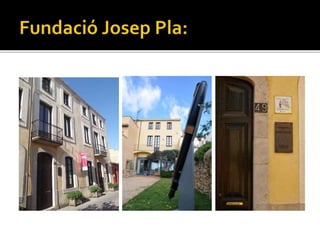 Josep Pla a Palafrugell | PPT