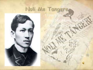 Jose protacio rizal mercado y alonso realonda | PPT