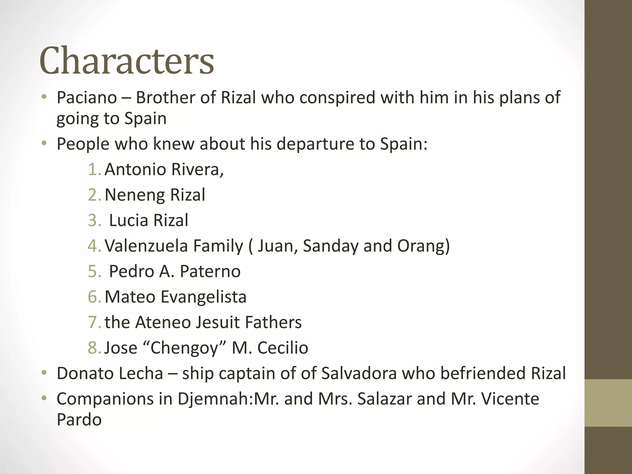 Jose Rizal's First Trip Abroad | PPTX