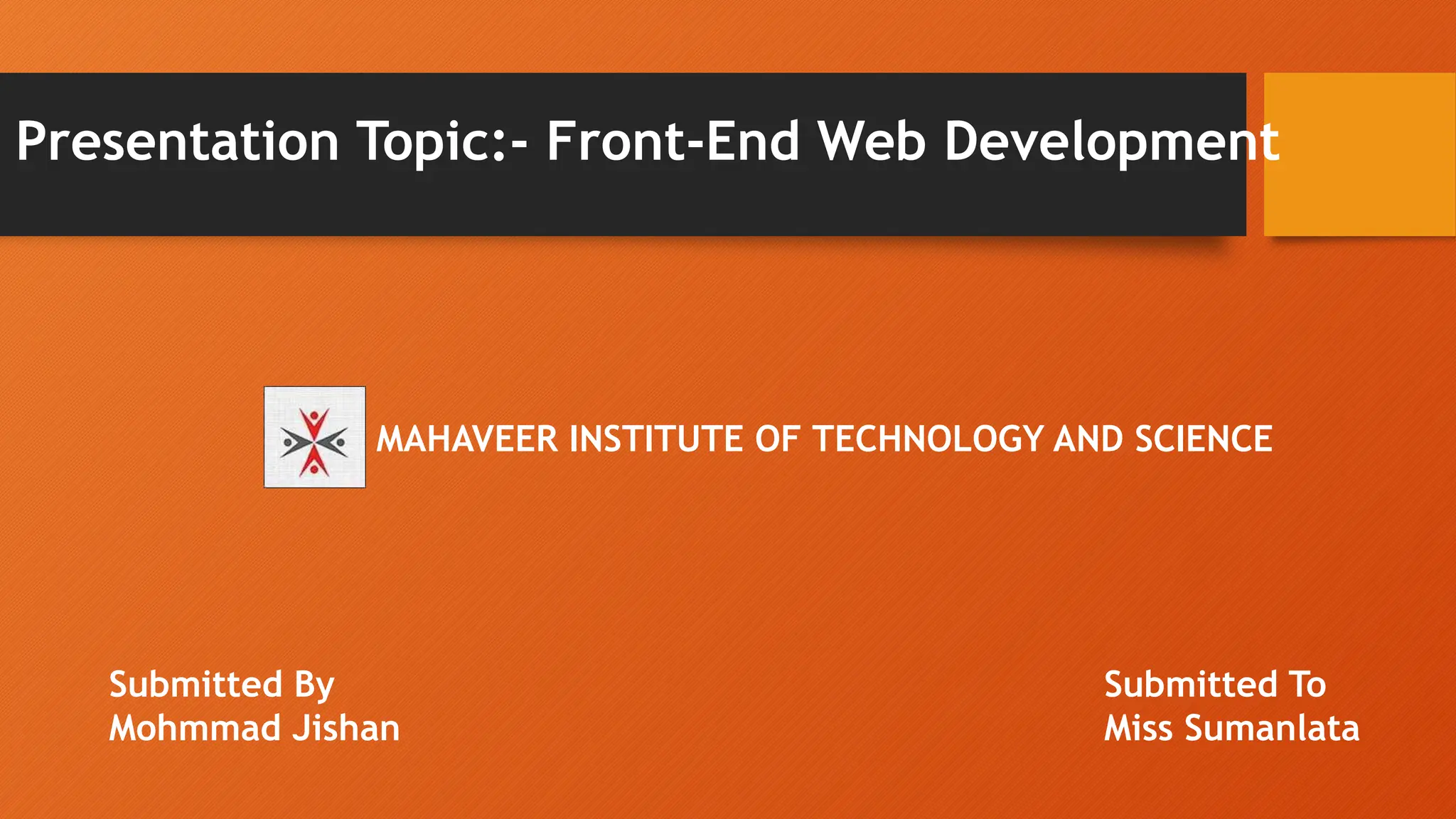 A Web development ppt seminar report.pptx