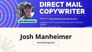 Josh Manheimer: About, Career & Bio ..... | PPT