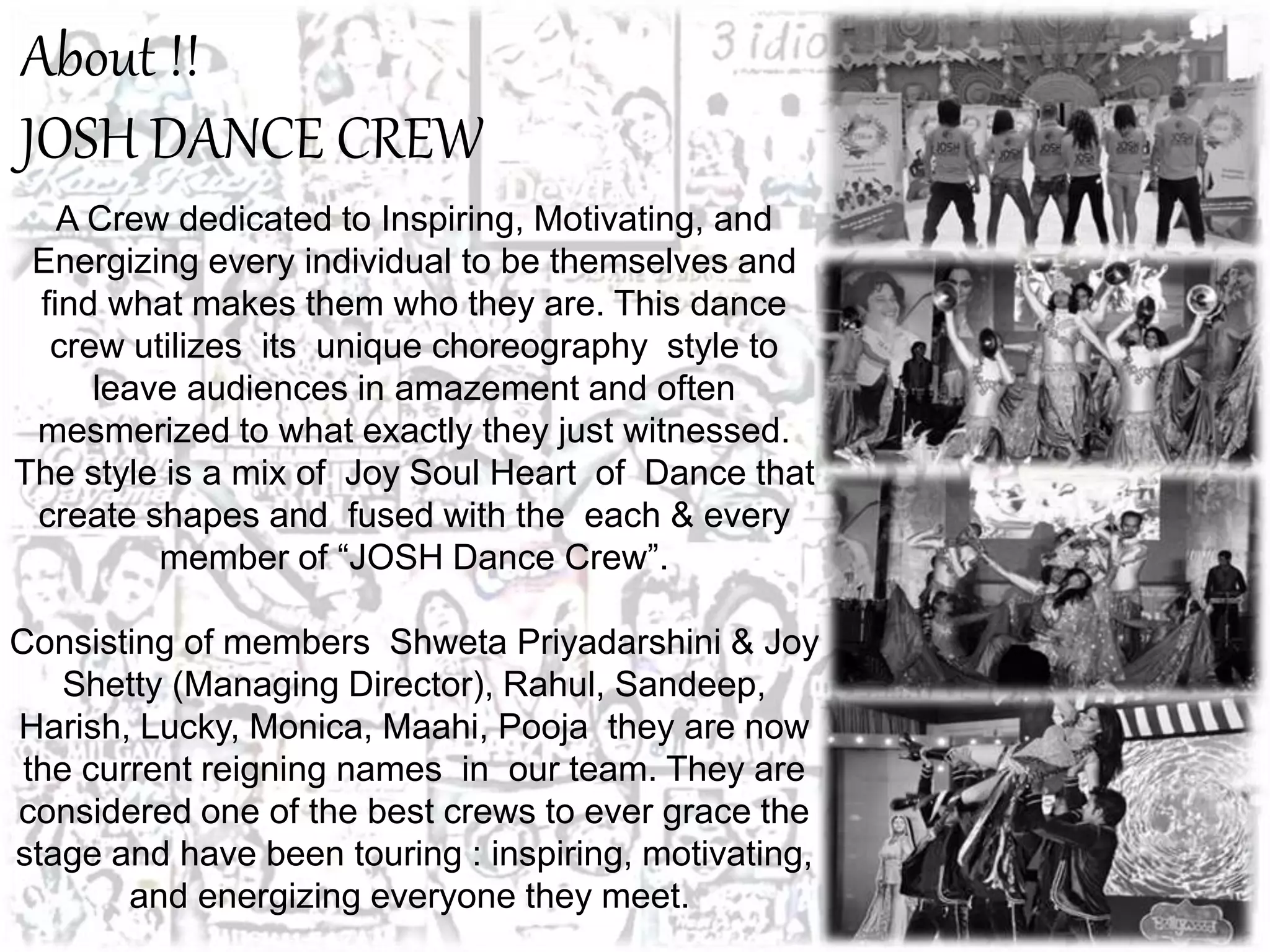 Josh Dance Crew Profile (2016) | PPSX