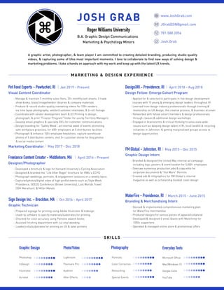 Josh Grab - Design Resume | PDF