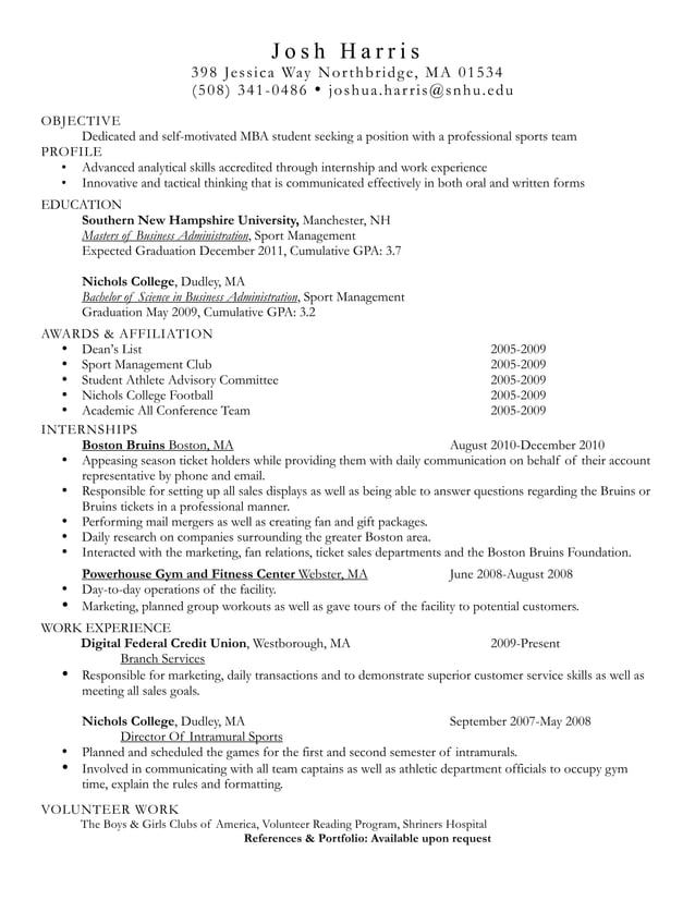 Josh Harris Resume | PDF