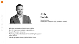 Josh Hodder - Stakeholder Engagement “Your secret weapon for project ...