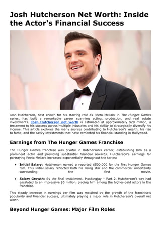 Josh Hutcherson's Net Worth_ Inside the Actor's Financial Success.docx