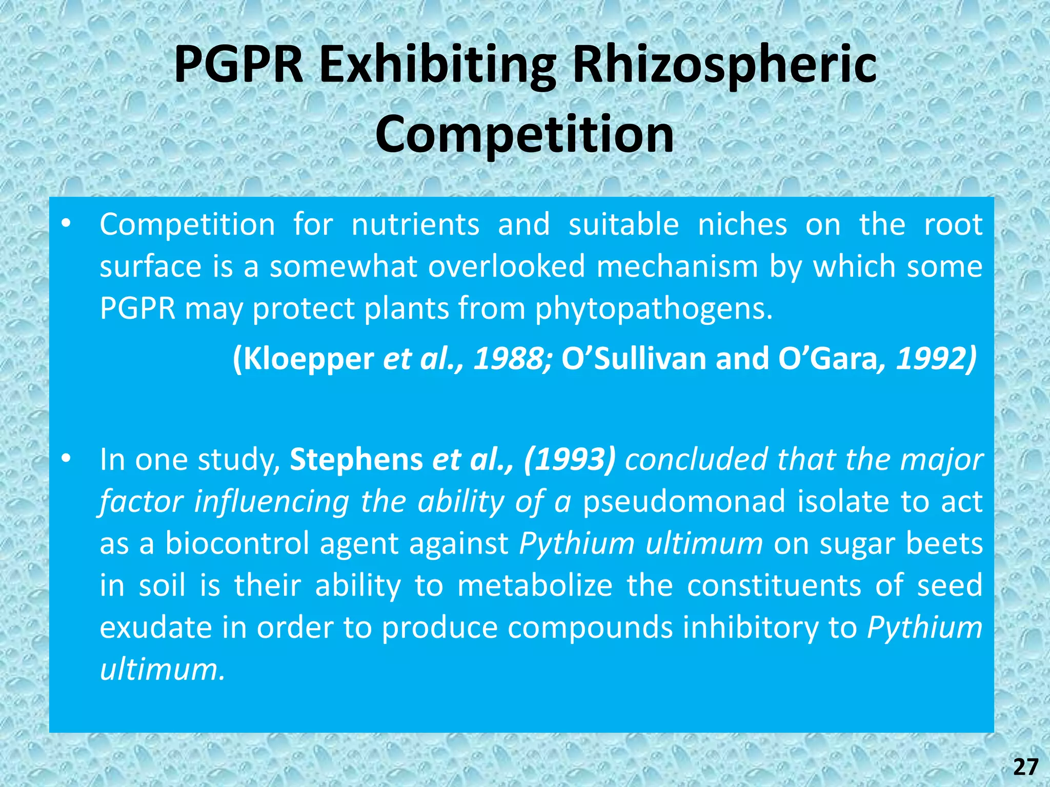 PGPR and its role in crop plants | PPTX